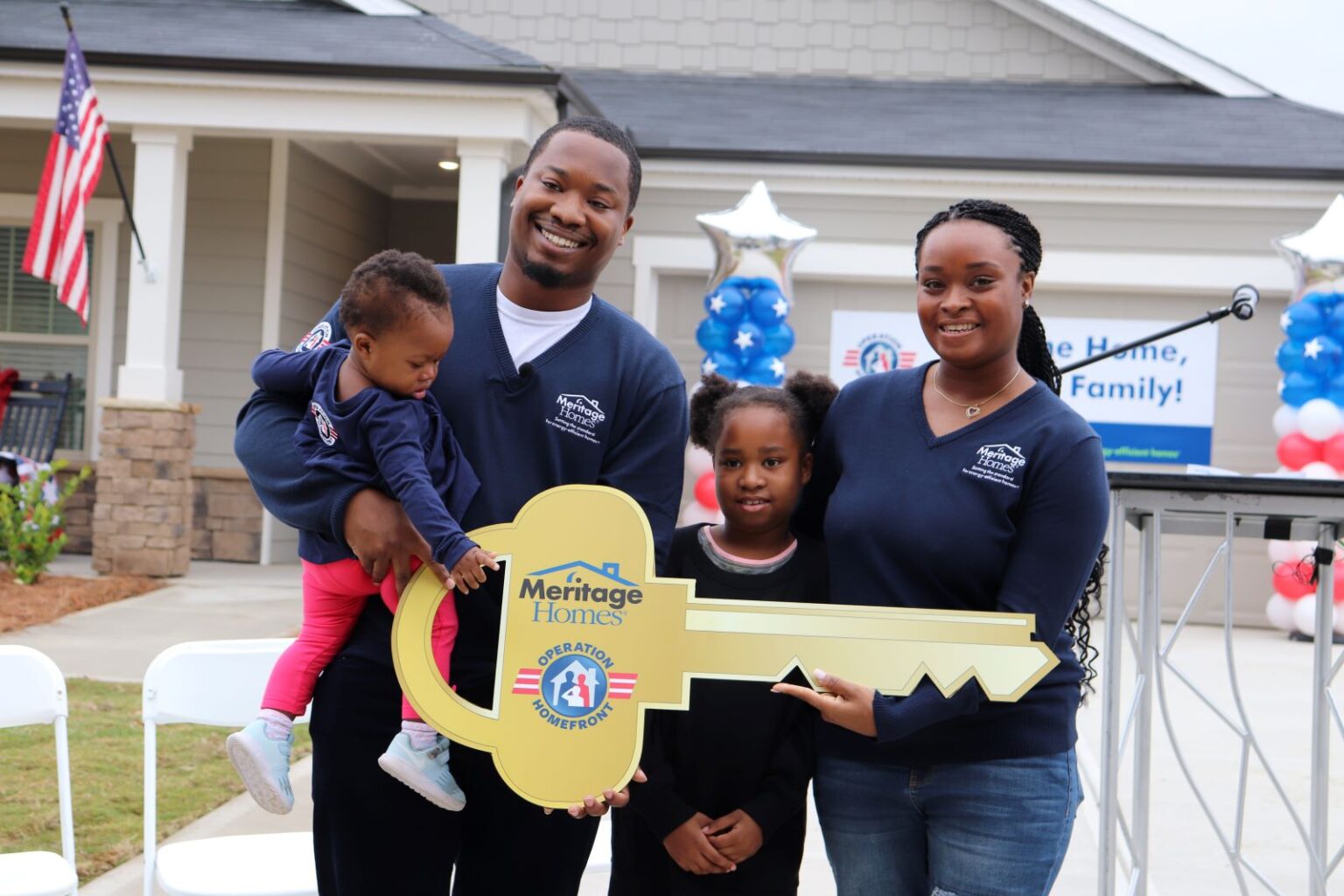 Marine Veterans Receive Keys to New Home - Operation Homefront