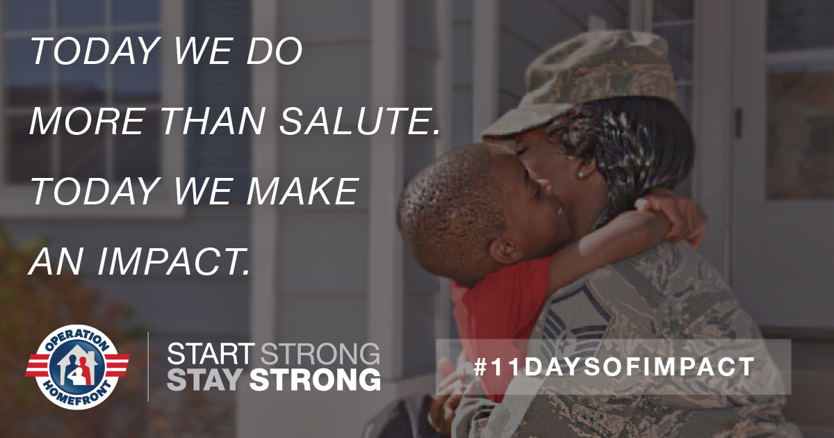 Veterans Day Campaign: 11 Days of Impact - Operation Homefront